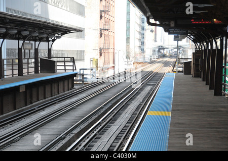 The Loop Railway network Chicago Stock Photo - Alamy