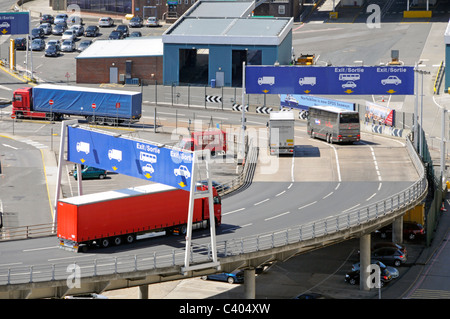 Exit Road Traffic Sign UK Signs roadsign roadsigns Stock Photo ...
