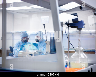 Scientist working in a control room at ALMA (Atacama Large Millimeter ...