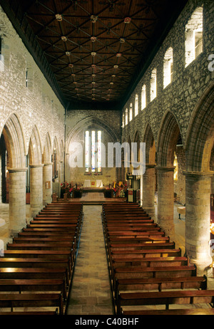 Interior of St. Machar’s Cathedral, Old Aberdeen, Aberdeen, Scotland ...