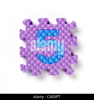 number numbers five 5 symbol figure digit Stock Photo - Alamy