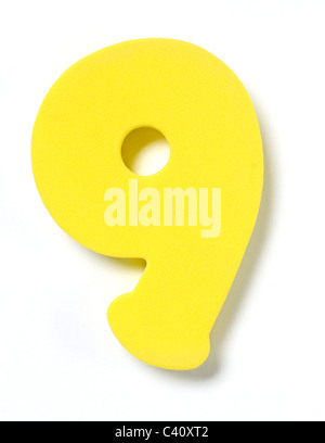 Foam number seven 7 Stock Photo - Alamy