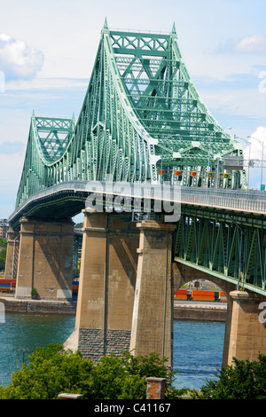 The Jacques Cartier Bridge is a steel truss cantilever bridge crossing ...