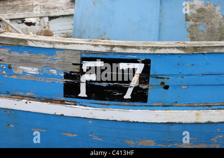 Old paint of a boat in close up Stock Photo - Alamy