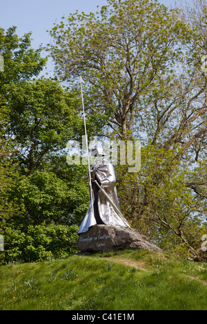 Statue of Llywelyn ap Gruffydd Fychan Stock Photo - Alamy
