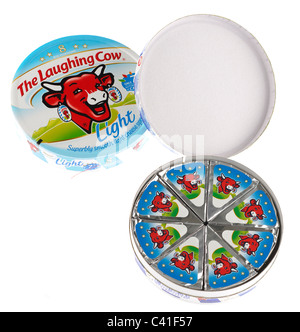 The Laughing Cow light cheese triangles Stock Photo - Alamy