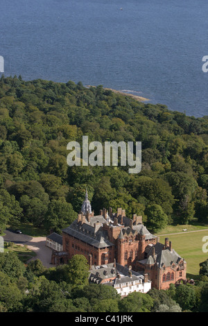 Mount Stuart House, home to the Stuarts of Bute, on the Isle of Bute ...