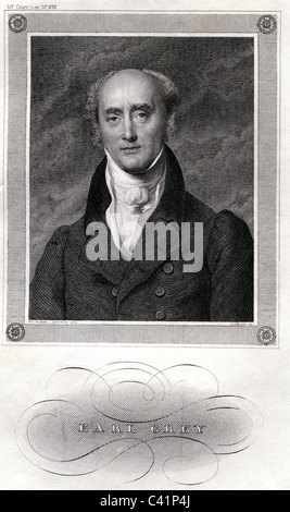 Charles Grey, 2nd Earl Grey by George Romney. Whig politician and Stock ...