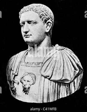 Domitian Titus Flavius Domitianus, 51 - 96AD. Roman Emperor, last of ...