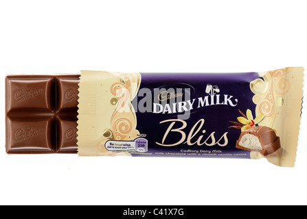 Bar of Cadbury dairy milk Bliss Stock Photo - Alamy