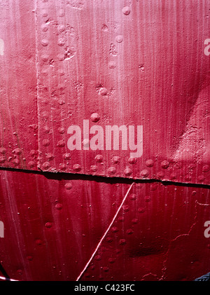 Riveted ship hull, with the rivets clearly visible Stock Photo - Alamy