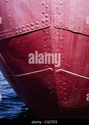 Riveted ship hull, with the rivets clearly visible Stock Photo - Alamy