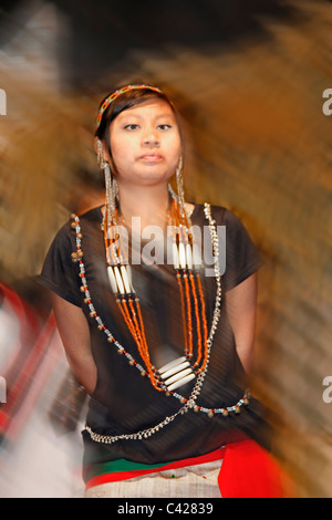 Nocte tribe, Woman with traditional Wear at Namdapha Eco Cultural ...