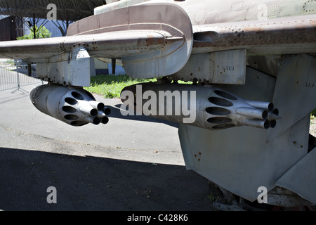 Modern fighter jet airplane on the ground side view F-16 Stock Photo ...