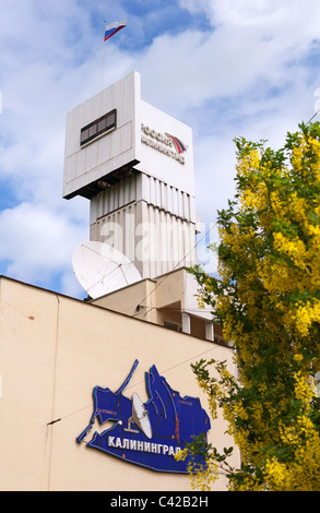 TV and Radio company "Yantar". Kaliningrad Stock Photo - Alamy