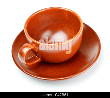 photo of two cups standing on a snow-covered table on the balcony in ...