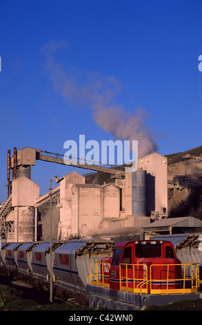 Stone quarry railway wagon Stock Photo - Alamy