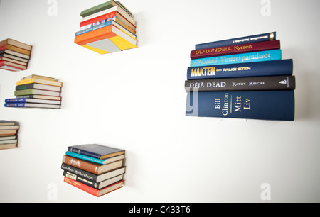 Books hanging on wall Stock Photo: 21798894 - Alamy