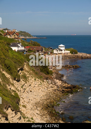 View towards Steephill Cove Ventnor Isle of Wight England UK Stock ...