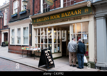 Baggins Book Bazaar, Rochester, England, UK, Kent Stock Photo - Alamy