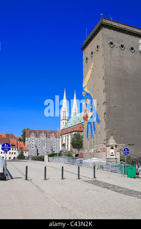 Old town bridge between Görlitz and Zgorzelec, Germany and Poland Stock ...