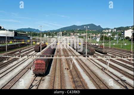 Switzerland, Ticino, Chiasso, freight depot, Stazione merci, railway ...