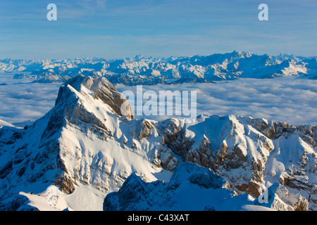 Altmann, Switzerland, Europe, canton Appenzell, Innerrhoden, Alpstein ...