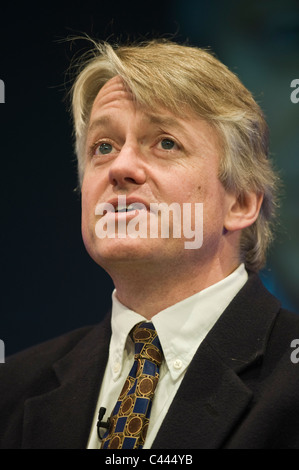 Michael Wright journalist and author pictured at Hay Festival 2011 ...