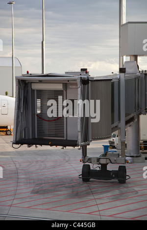 passenger boarding bridge at an airport Stock Photo - Alamy