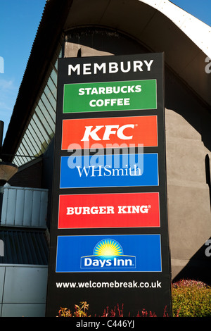 Membury Motorway Service Station, M4 Motorway, Berkshire, England Stock ...