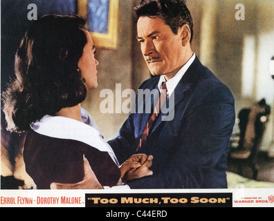TOO MUCH, TOO SOON, Dorothy Malone, Errol Flynn, 1958 Stock Photo - Alamy