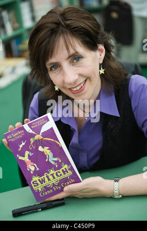 Ali Sparkes children's author pictured at Hay Festival 2011 Stock Photo ...
