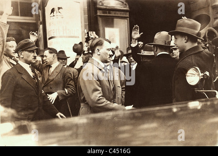 Adolf Hitler and driver Julius Schreck Stock Photo - Alamy