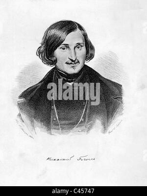 Nikolai Vasilievich Gogol, 1809 - 1852, a Russian writer of Ukrainian ...