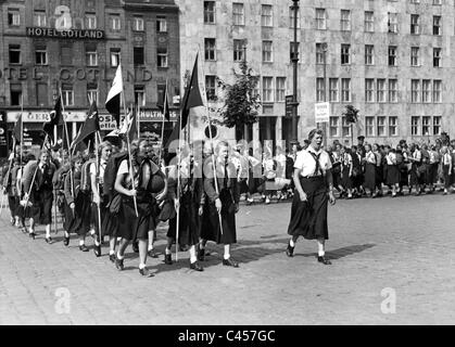 March of the BDM, Berlin 1933 Stock Photo - Alamy