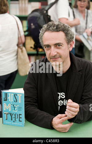 Simon Garfield type font guru expert and author pictured at Hay ...