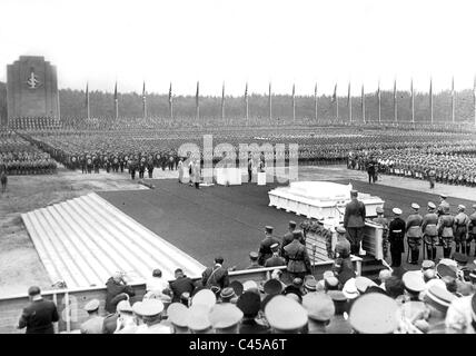 Foundation stone for the German Stadium on the Nazi Party Rally Grounds ...