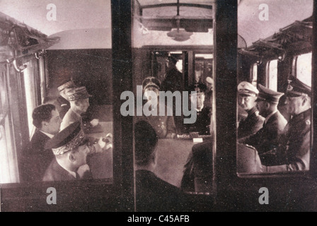 Adolf Hitler in the Forest of Compiegne, 1940 Stock Photo - Alamy