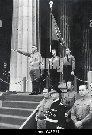 Adolf Hitler and Alfred Rosenberg, 1938 Stock Photo - Alamy