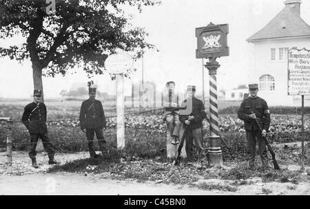 Swiss border post on the Swiss German border at Schaffhausen Stock ...
