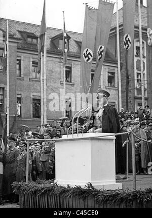 Adolf Hitler at Construction Site for new Alpine Road, Germany, 1935 ...