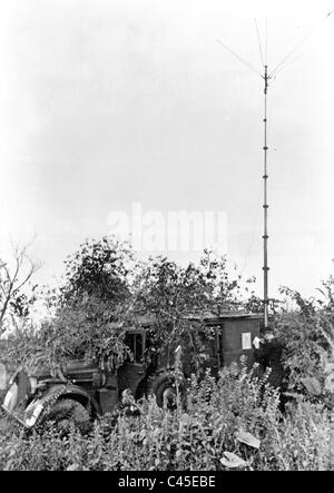 German radio car on the Eastern front, 1941 Stock Photo - Alamy