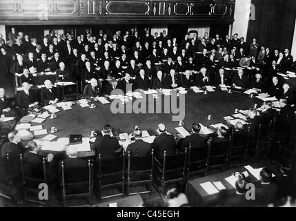 Opening of the first Hague Conference, 1929 Stock Photo - Alamy