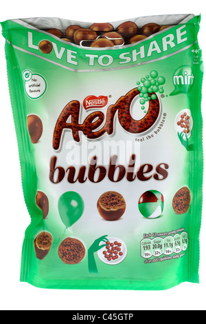 Closeup of Aero bubbles chocolates Stock Photo - Alamy