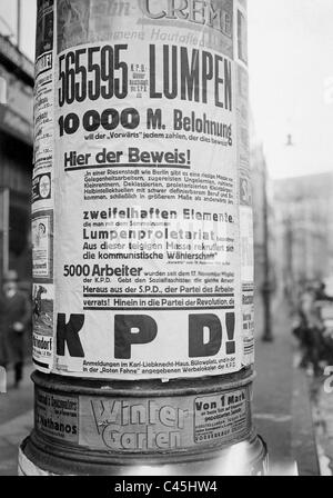 Poster of the KPD, 1919 Stock Photo - Alamy