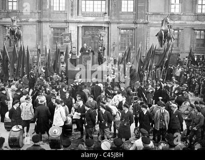 Demonstration of the SPD, 1919 Stock Photo: 37003429 - Alamy