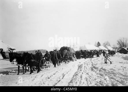 German supply convoy on the Eastern Front, 1942 Stock Photo - Alamy