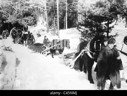 German supply convoy on the Eastern Front, 1942 Stock Photo - Alamy