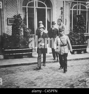 German delegation to the Versailles Peace conference at the Trianon ...