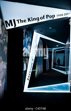 MJ gallery Ponte 16, Michael Jackson museum, Macau Stock Photo - Alamy